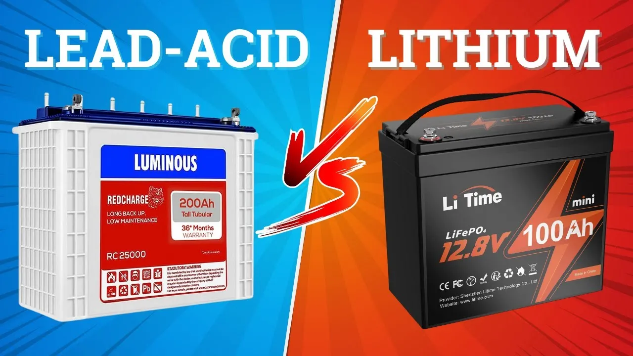 Lead Acid Battery Vs Lithium Ion - The Comprehensive Comparison - TYCORUN Energy