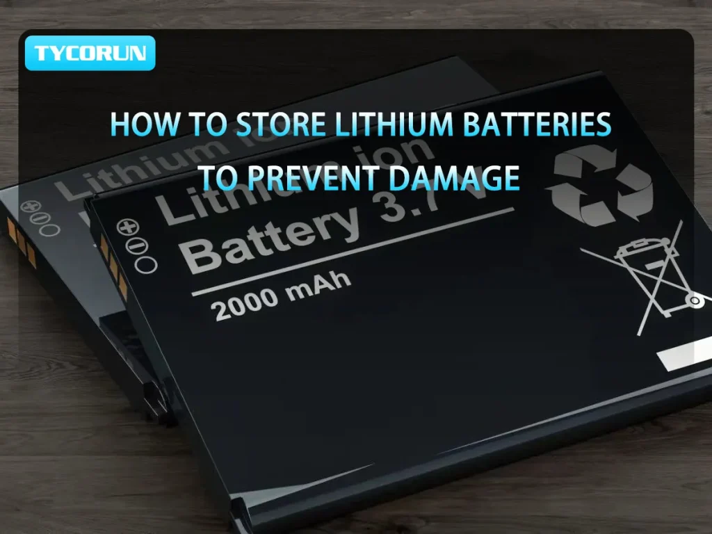 How To Store Lithium Batteries To Prevent Damage - TYCORUN Energy