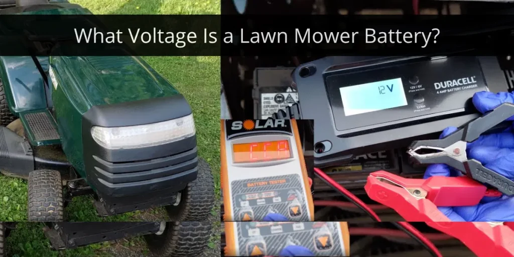What Voltage Is A Lawn Mower Battery? A Simple Guide - TYCORUN Energy
