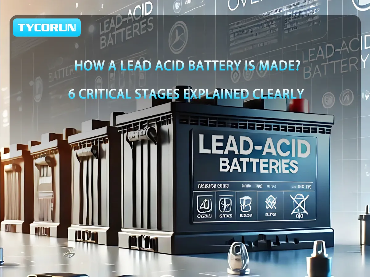 How A Lead Acid Battery Is Made? 6 Critical Stages Explained Clearly - TYCORUN Energy